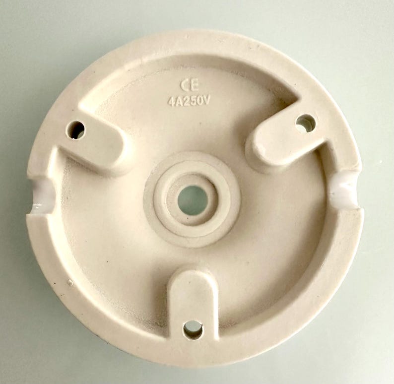 Glazed Ceramic Ceiling Rose in White - Etsy
