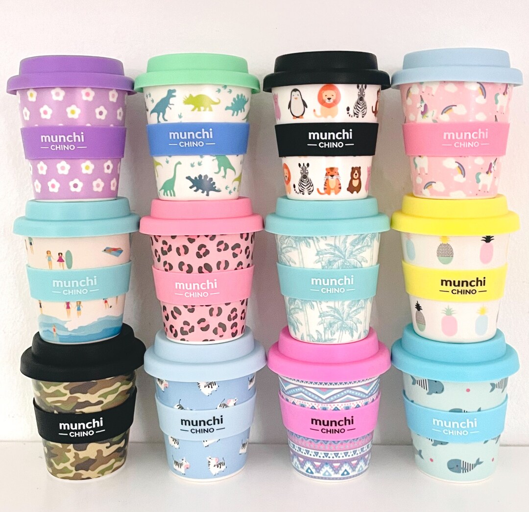 Munchi Babycino Cups! Reusable Silicon Straw Included! - Etsy Australia