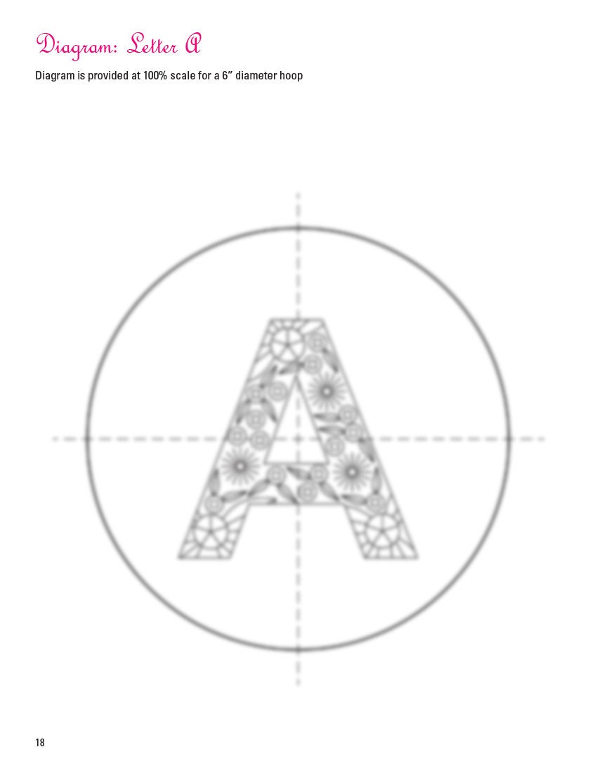 Prima Vera Monogram Embroidery Pattern With Full Alphabet - Etsy