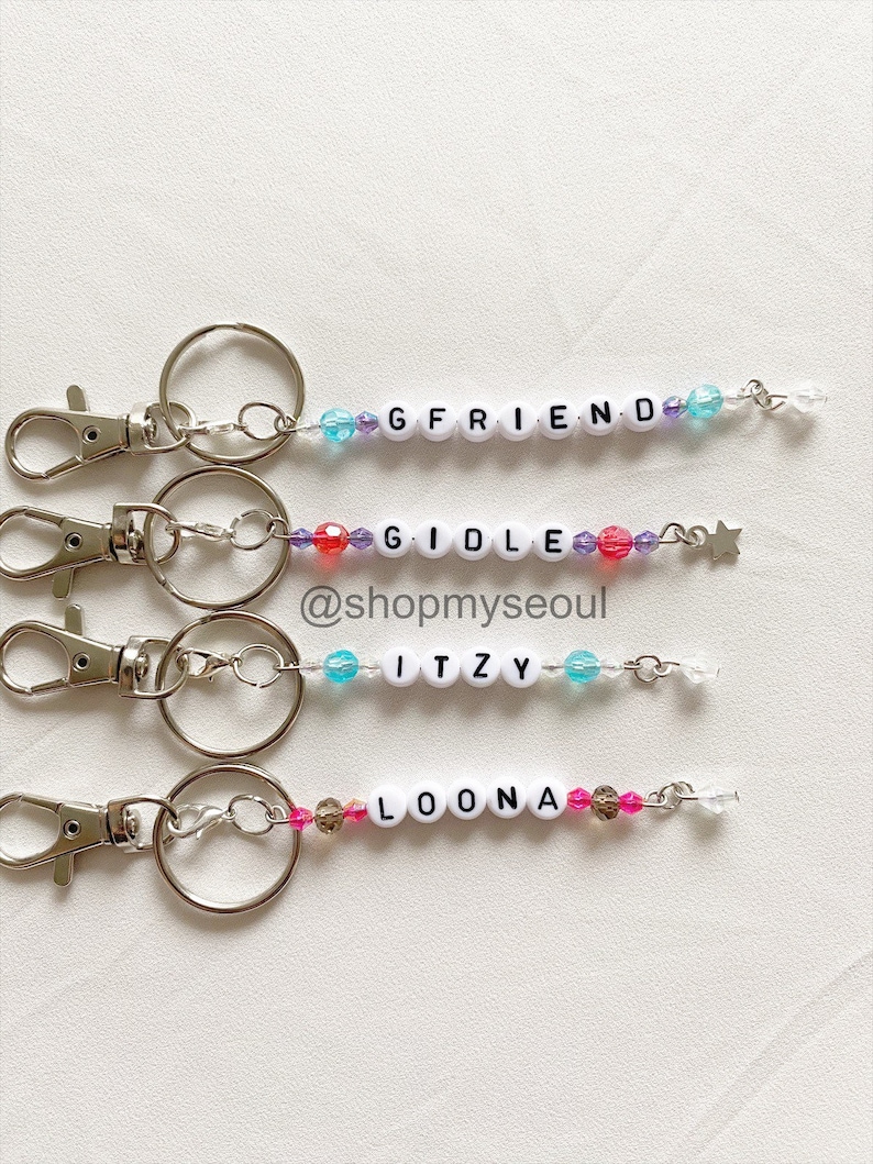 KPOP Girl Groups Keychains for Backpacks, Purses, Keys, Lanyards, Etc ...