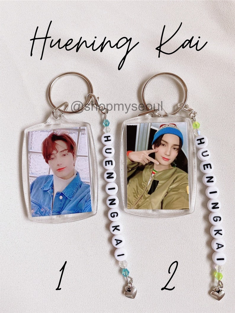 TXT Keychain With Photo Frame | Etsy