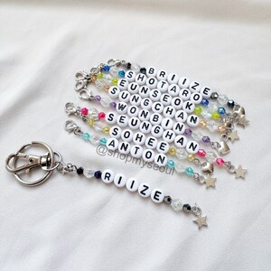 RIIZE Custom Bias Beaded Keychain - Etsy