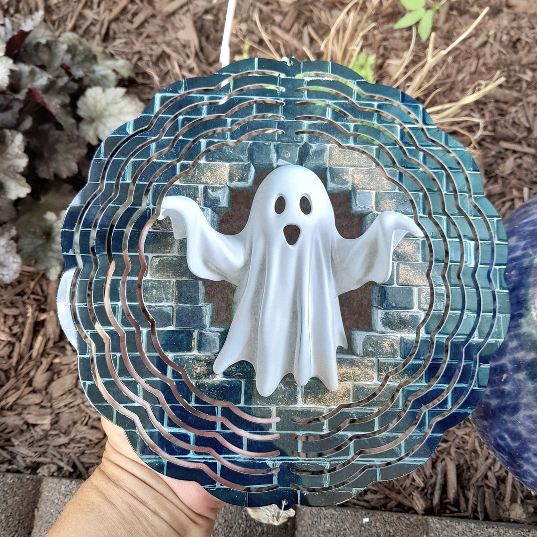 Halloween Ghost Butt Wind Spinners, Outdoor Holiday Garden Art, Wind ...