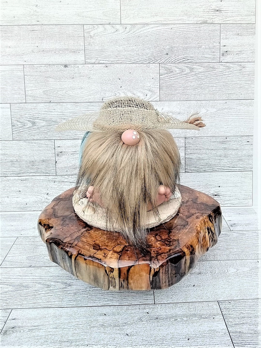 Barefoot Beach Gnomes, Seashell Gnomes, Beach Tiered Tray Decor, Beach ...