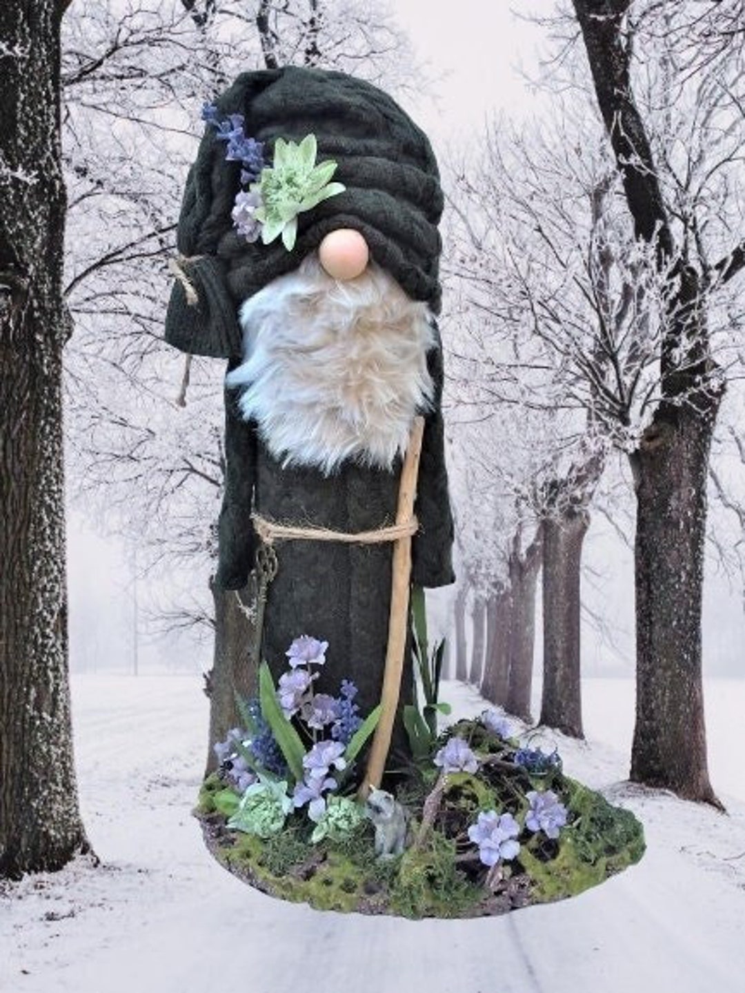 Woodland Gnomes, Handmade Gnomes, Tall Gnomes, Forest Gnomes , Guardian ...