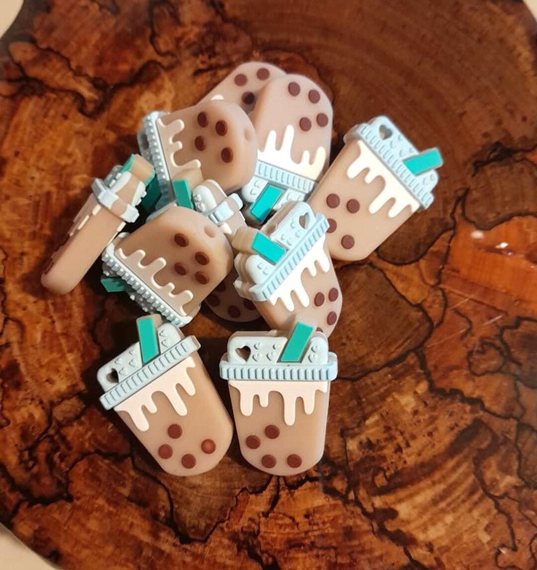 Silicone Focal Beads Boba Bubble Tea Beads Firetruck Beads - Etsy