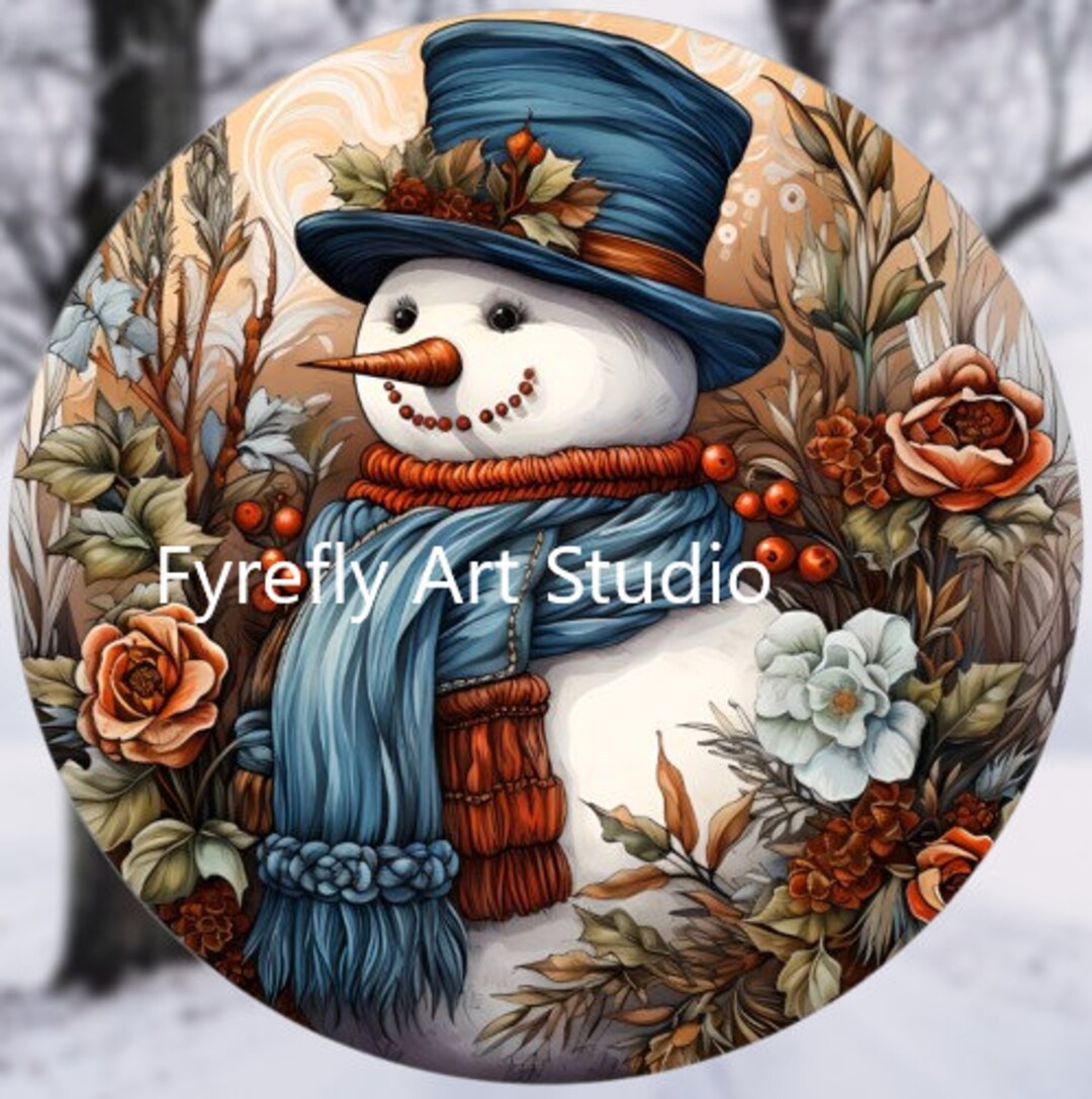 Ready to Press Snowman Sublimation Transfer Christmas Snowman - Etsy