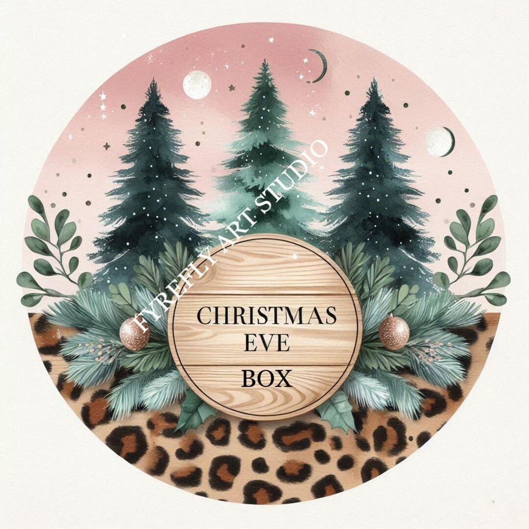 Christmas Eve Box Sign, Aluminum Gift Box Sign, Christmas Crate Sign ...