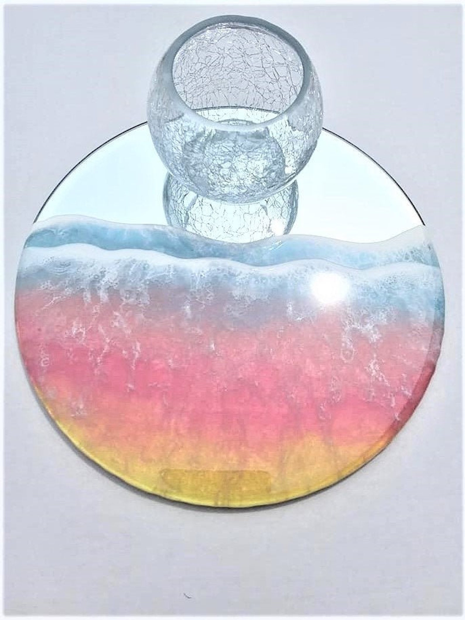 Resin Beach Mirror Sunset Beach Art Beach House Decor | Etsy