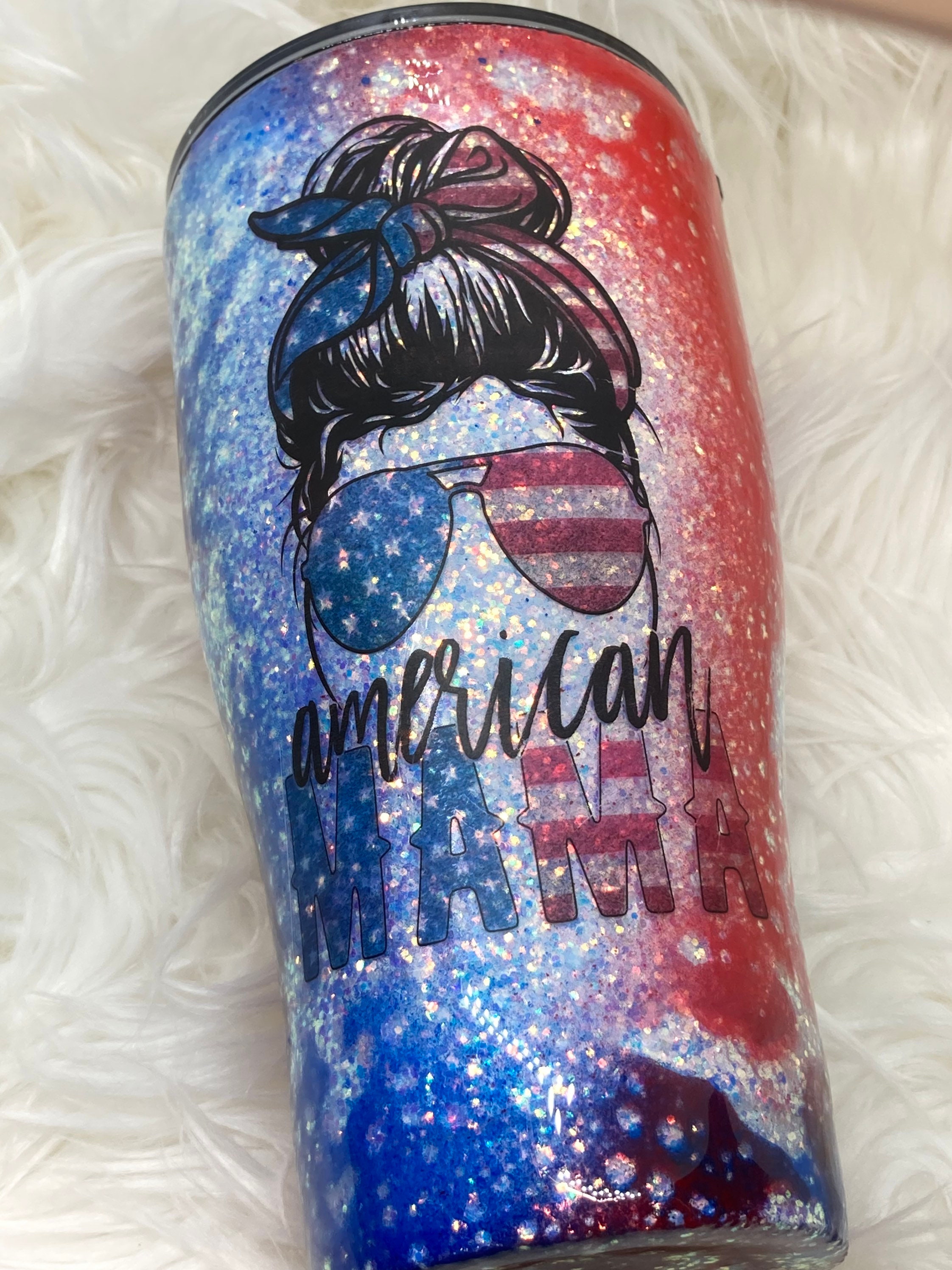 Mama And Mini Tumbler Set Mommy And Me Patriotic Tumblers Etsy