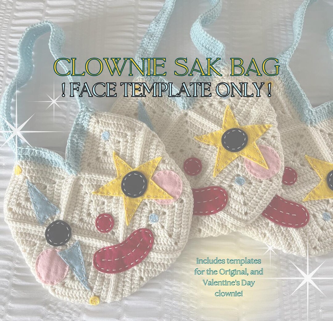 Crochet Clownie!face TEMPLATE ONLY! - Etsy