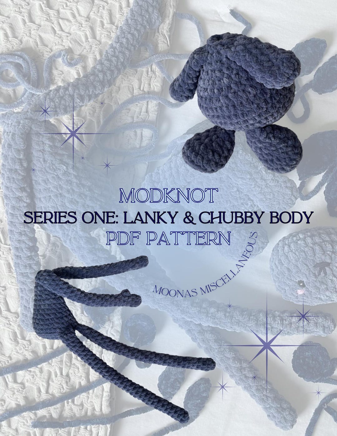 MODKNOT Lanky and Chubby Body PDF Patterns - Etsy