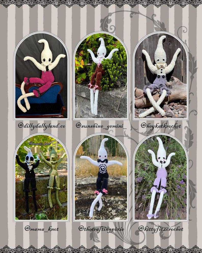 Wisp the Worrisome Ghost Crochet PDF Pattern - Etsy
