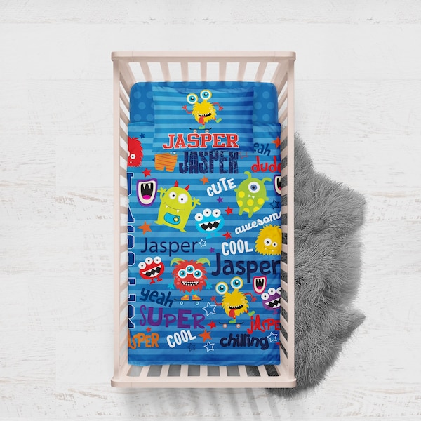 Monster Bedding - Etsy