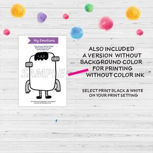 My Emotions Workbook, Managing Emotions, Fun Activity Printouts ...