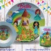 Magical Princess Plate Set/custom Plate for Kids/ Girls Princess ...