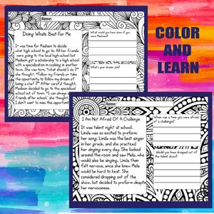 Growth Mindset Worksheets, Reading Passage for Grades 2 and 3, Learn at ...