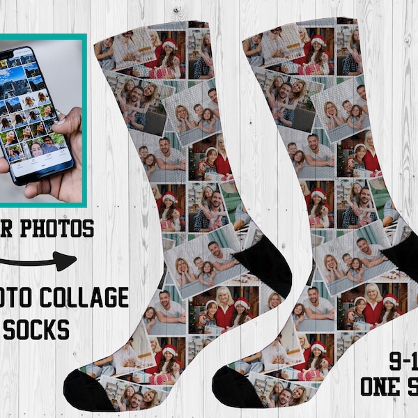Photo Socks - Etsy