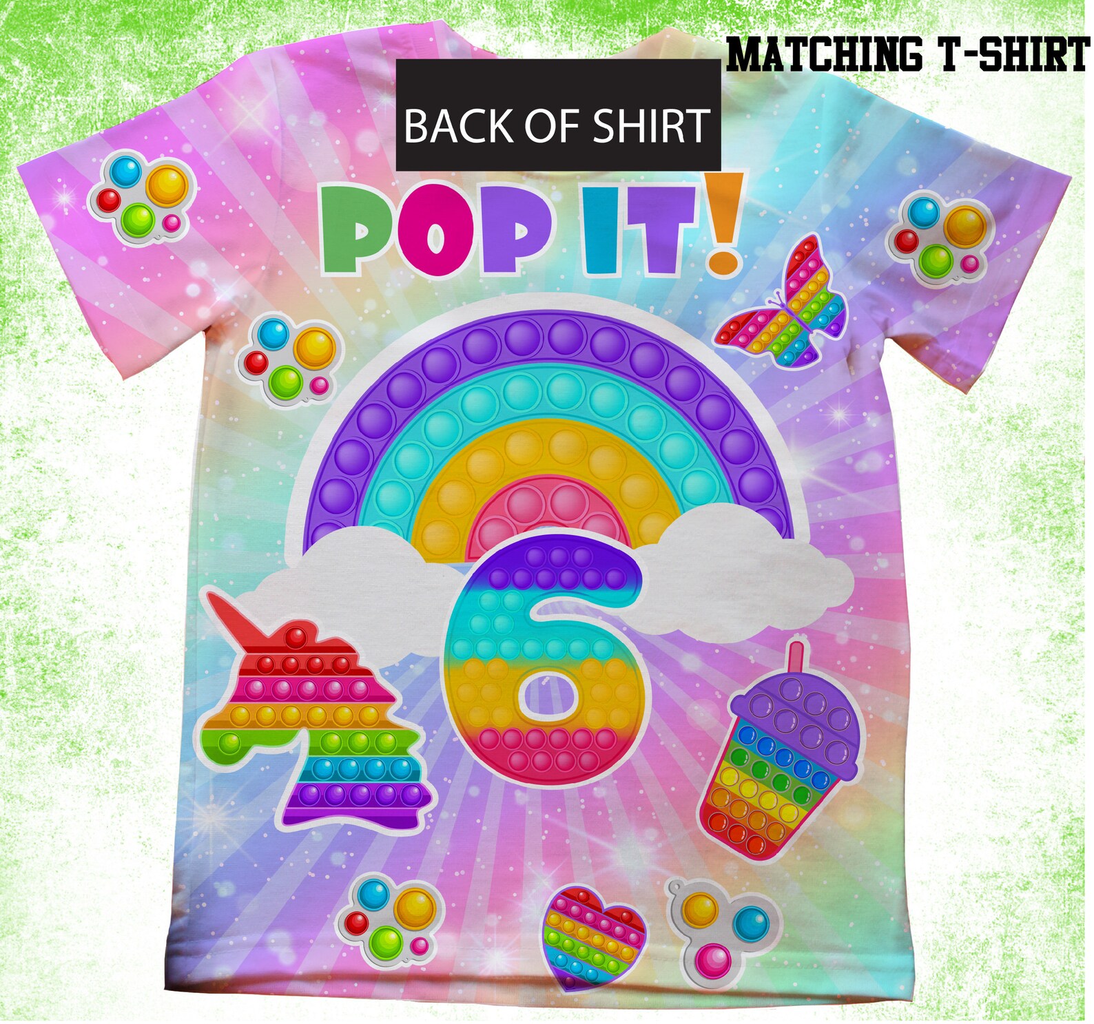 Editable Pop It Birthday Party Invitation/ Bubble Party Pop It - Etsy