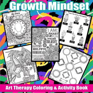 Growth Mindset Coloring Worksheets, Learn at Home, Homeschool, Coloring ...