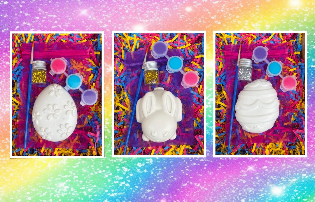 Easter Paint Craft Kit Organza Gift Bag/easter Gift/basket Stuffer ...