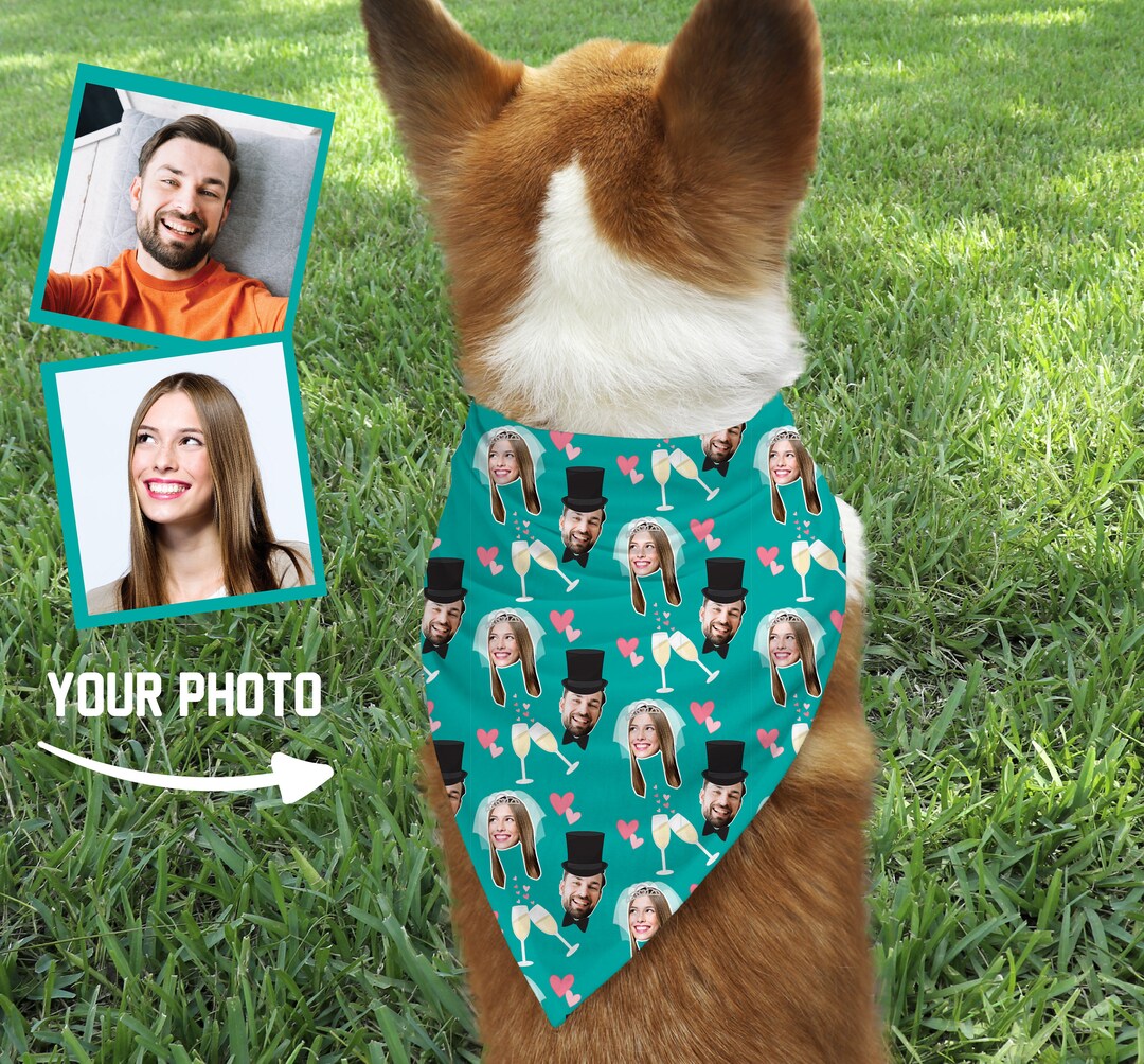 Wedding Bandana/bride and Groom Face Bandana/mom and Dad Are Getting ...