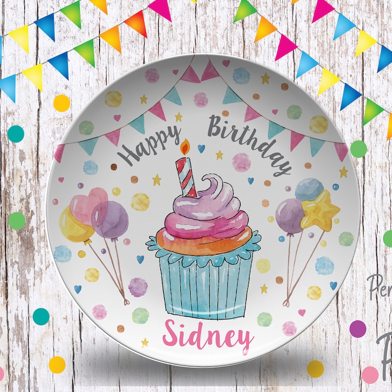 Birthday Plate - Etsy
