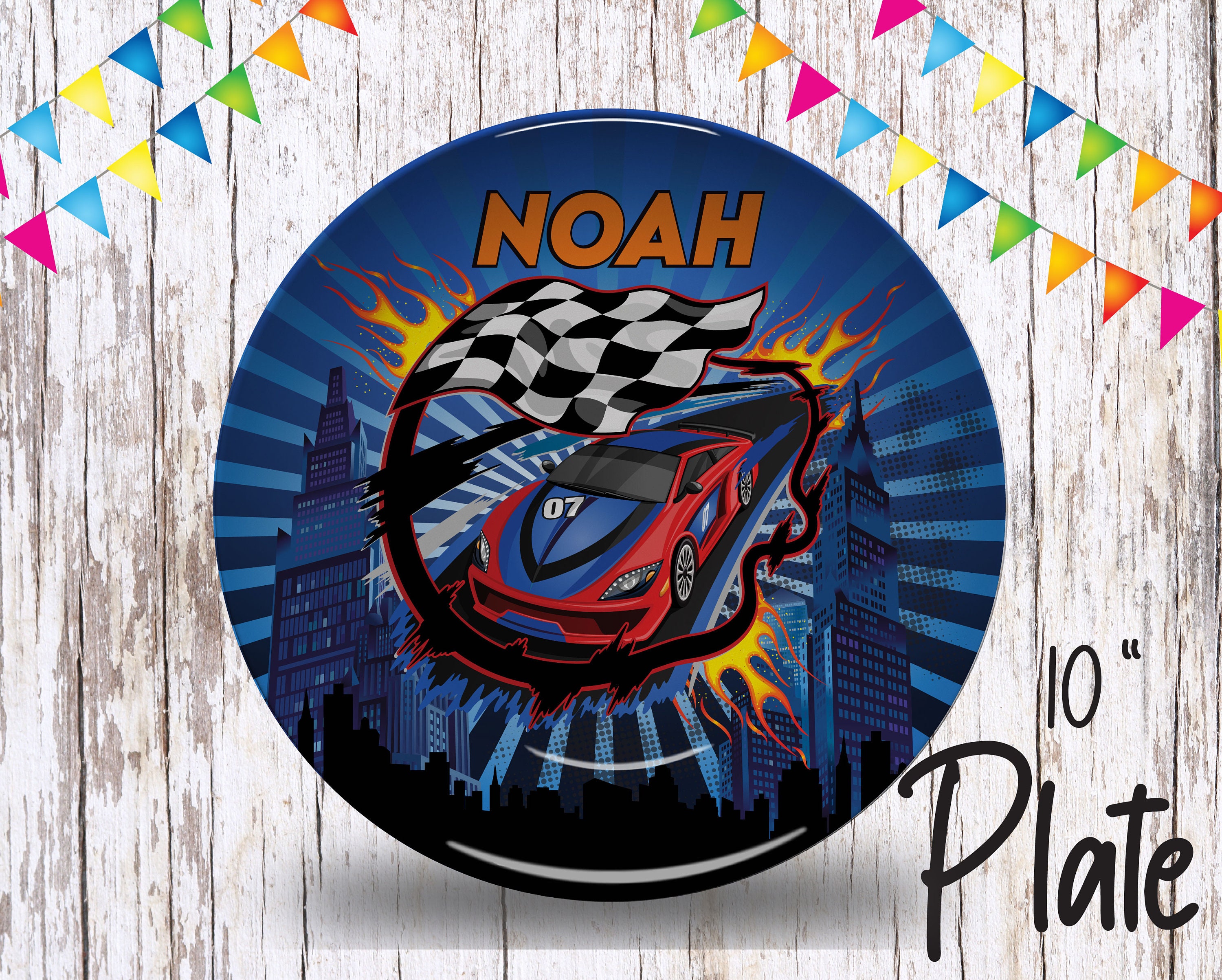 Personalized Race Car Plate/custom Plate for Kids/ Racing - Etsy