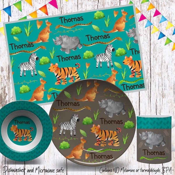 Zoo Plates - Etsy