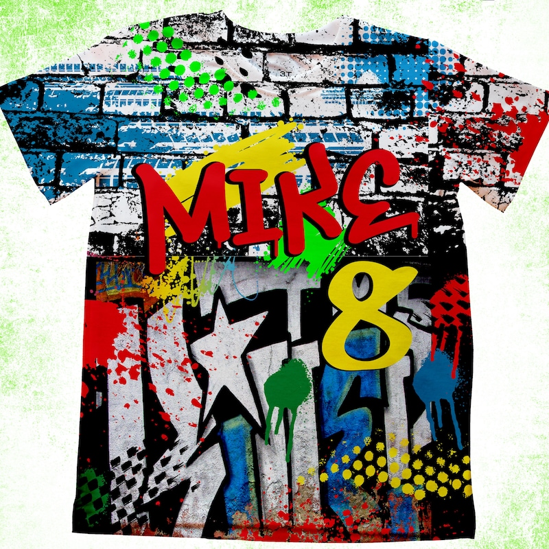 Graffiti Shirt - Etsy