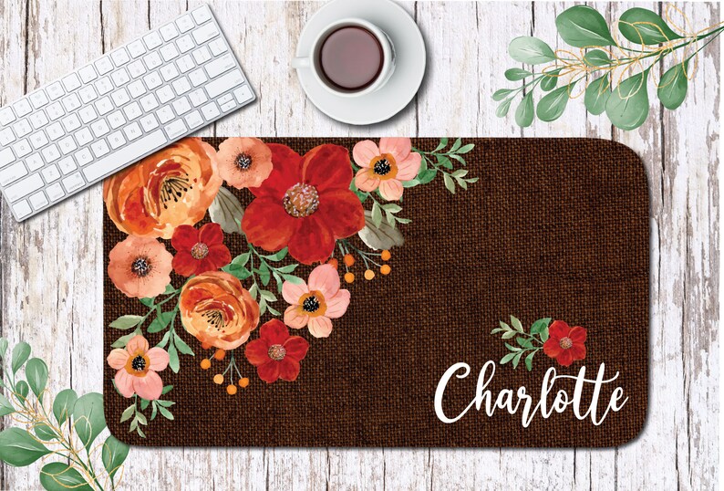 Personalized Desk Mat Custom Desk Pad Personalized Desk - Etsy