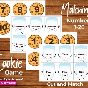 Math Matching Activity, Spelling Practice, Cookie Math Game, Matching ...
