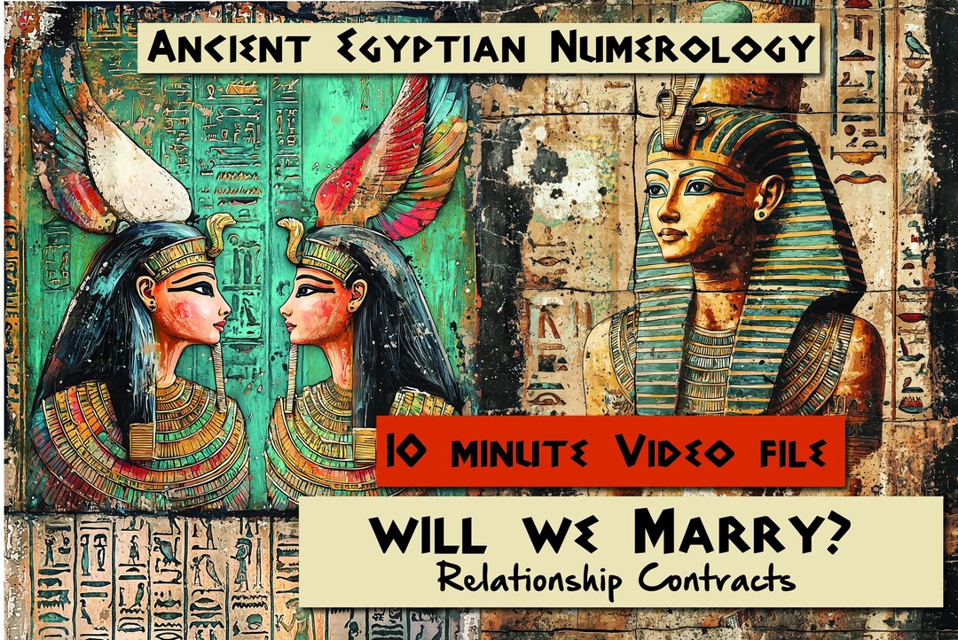 Will We Marry Card Reading/ancient Egyptian Numerology/10 Minute Video ...