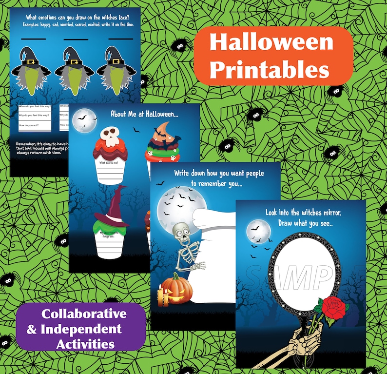 Halloween Printable Halloween Class Activity Halloween - Etsy