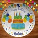 Personalized Birthday Plate/boys Bday Party Plate/happy Birthday Plate ...