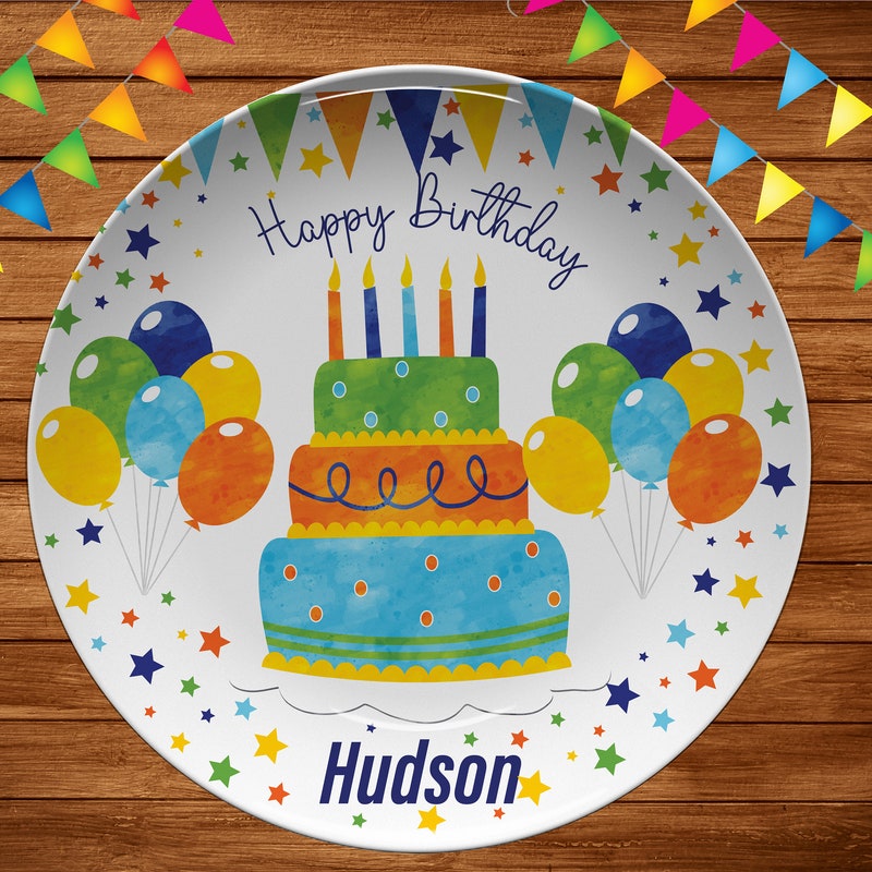 Birthday Plate - Etsy