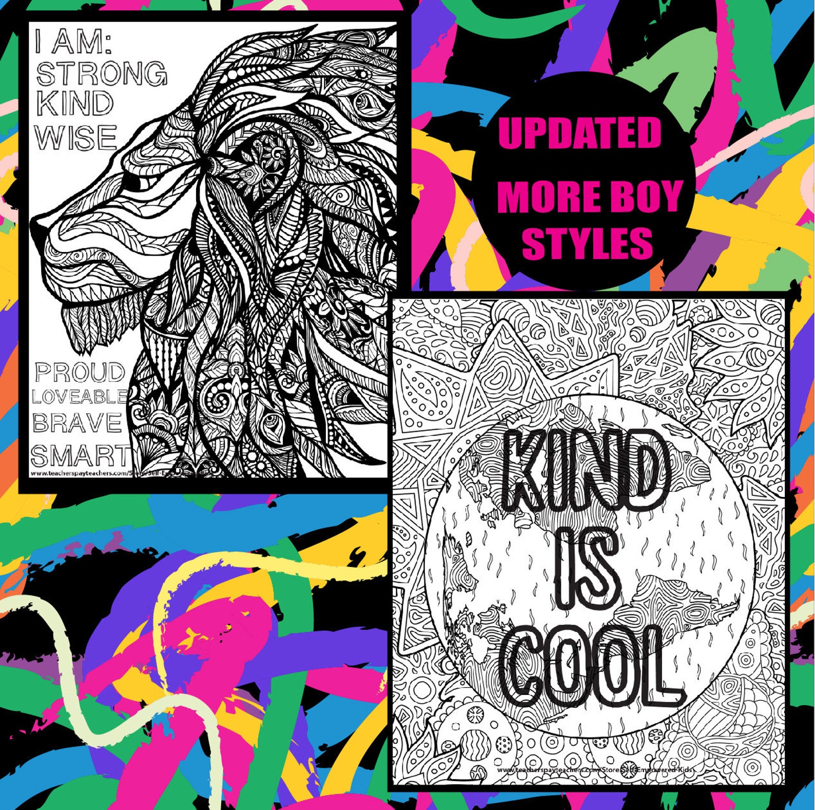 Growth Mindset Coloring Worksheets, Learn at Home, Homeschool, Coloring ...