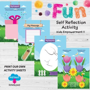 Fun Girls Journal, Homeschool Worksheet, Diary Printouts, Express Your ...