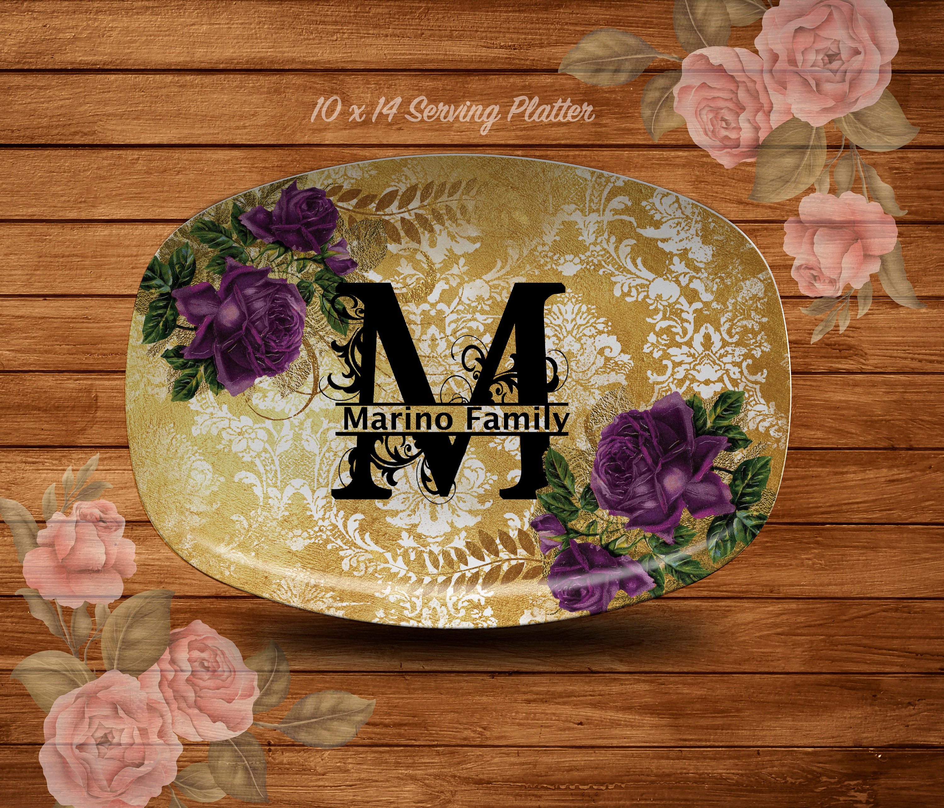 Serving Platter, Personalized Housewarming Platter, Custom Wedding ...