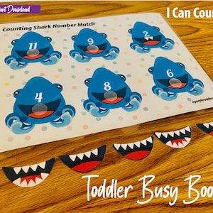 Toddler Busy Book, Toddler Activity Binder, Learning Busy Book ...