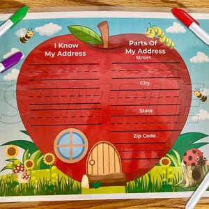 Address Writing Practice Worksheet,homeschool Printable, Educational ...