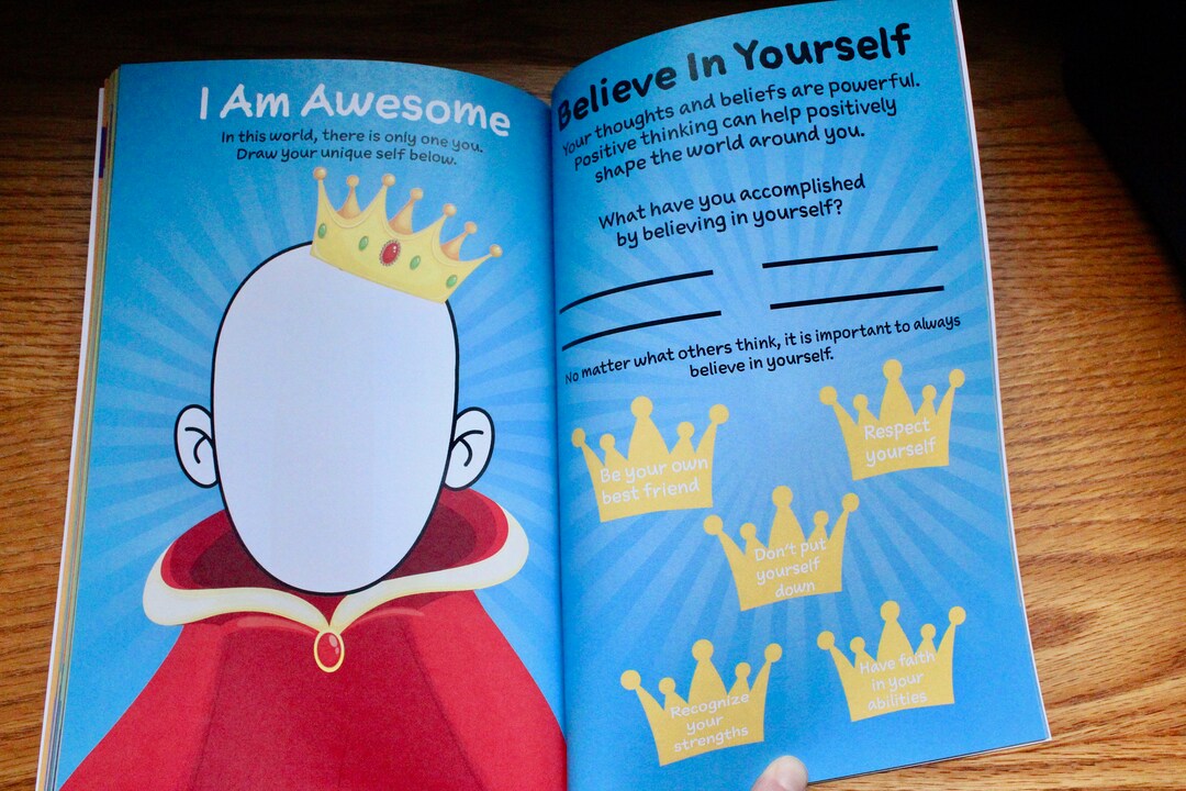Self Reflection Kids Journal/self-discovery Journal Creative Exercises ...