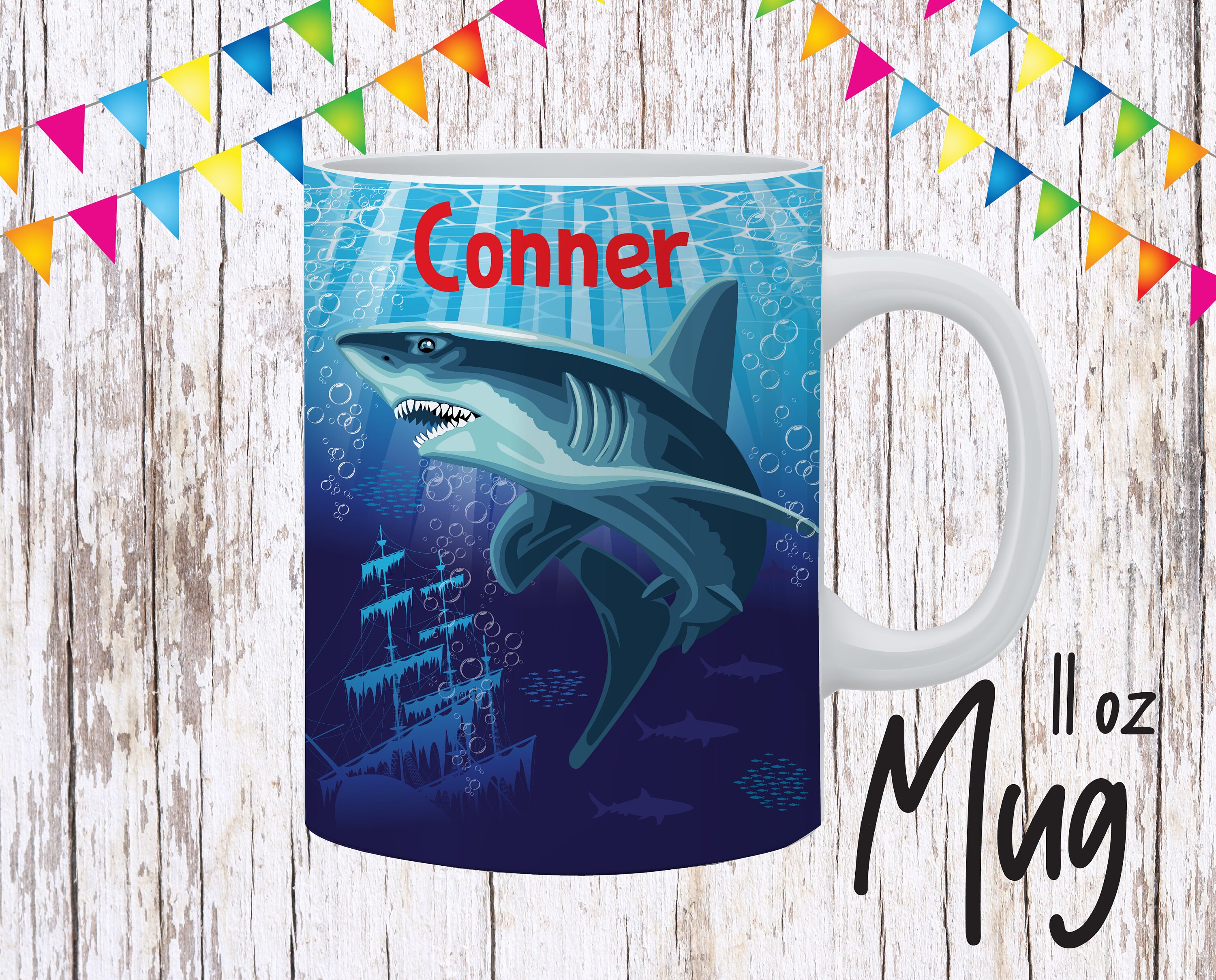 Shark Children's Plates Personalized Plate Bowl Mug & - Etsy