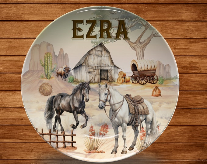 Cowboy Kitchen Home Cooking Terracotta Plate Set of 4 - Etsy
