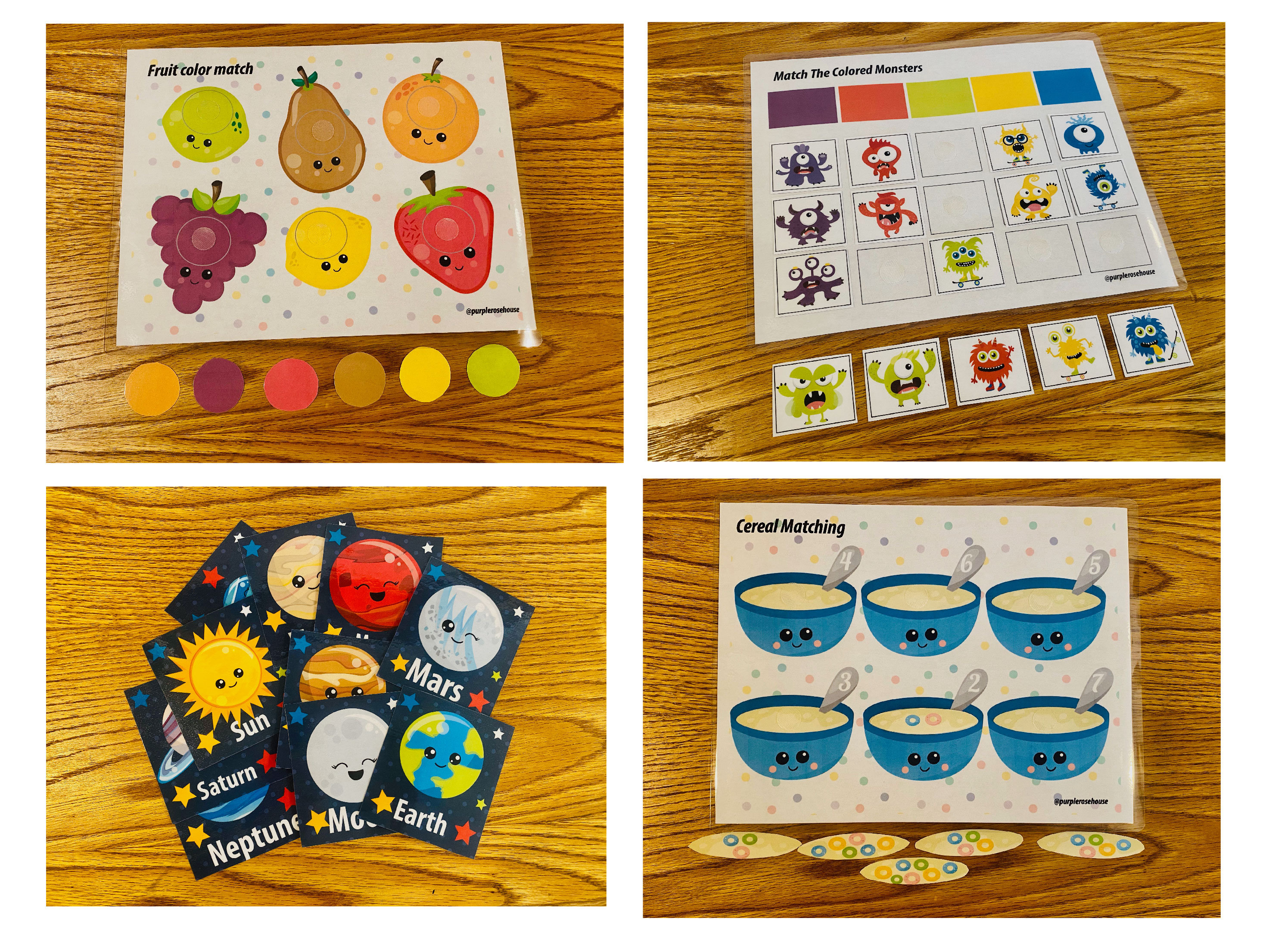 Toddler Busy Book, Toddler Activity Binder, Learning Busy Book ...