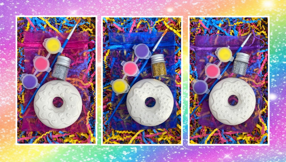 Donut Craft Kit in Organza Gift Bag/unique Party Gift Favor/donut Craft ...