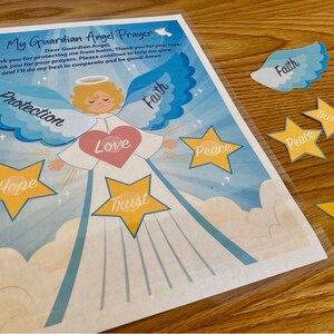 Guardian Angel Prayer for Kids, Kids Bible Study, Bible Game, Christian ...