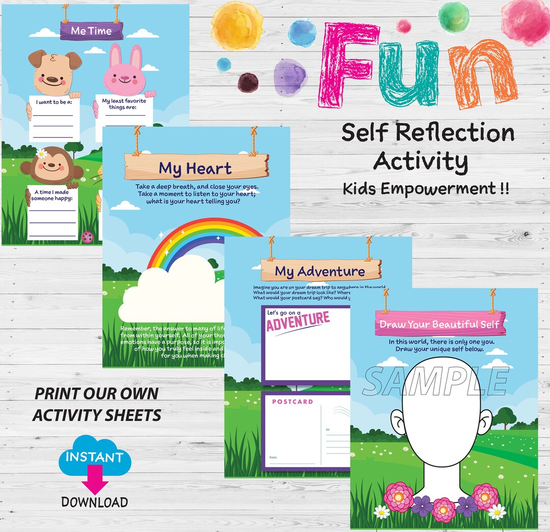 Drawing Journal Workbook, My Heart Girls Diary, Activity Printouts ...