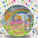 Candyland Birthday Plate/girls Candyland Bday Party Plate/happy ...