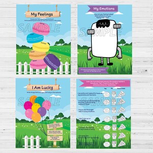 My Emotions Workbook, Managing Emotions, Fun Activity Printouts ...